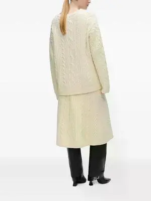 Karl Lagerfeld Wool-blend Cable-knit Skirt