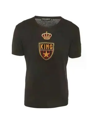 Dolce & Gabbana Crest-appliqué T-shirt