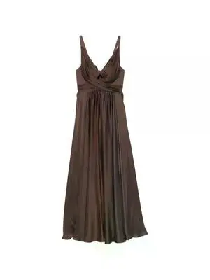 Zimmermann Ruched Cut-out Maxi Dress