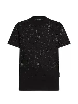 Karl Lagerfeld Monogram Rhinestone T-shirt