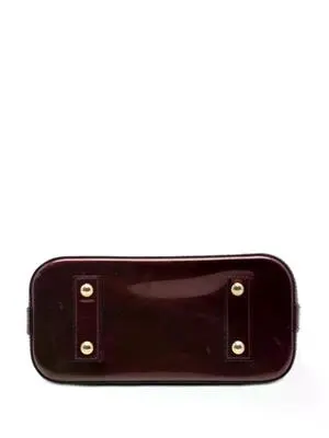 LOUIS VUITTON 2010 Monogram Vernis Alma Bb Satchel - Red