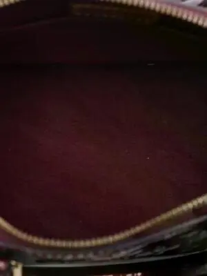 LOUIS VUITTON 2010 Monogram Vernis Alma Bb Satchel - Red