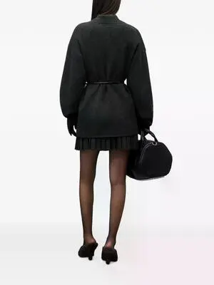 Alexander Wang Oversized Cardigan W/ Heatpressed Hem And Belt