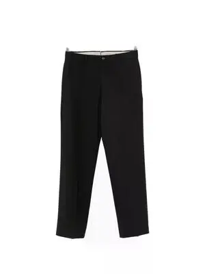 PT TORINO Belt-loops Tailored Trousers - Black