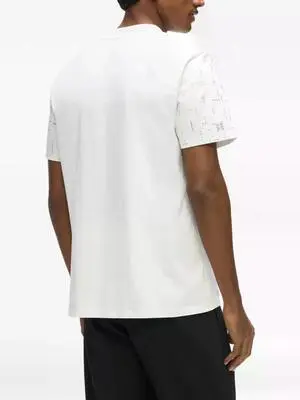 Karl Lagerfeld Monogram Rhinestone-embellished T-shirt
