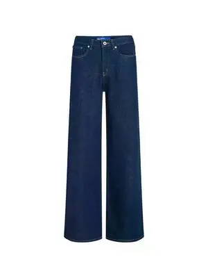 Karl Lagerfeld High-waisted Wide-leg Jeans - Blue