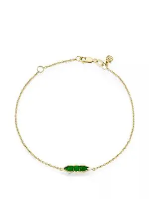 SYDNEY EVAN Yellow Pea Pod Charm Bracelet