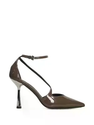 CHANTAL Pointed-toe Buckled Pumps