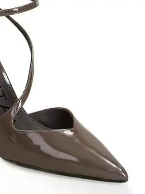 CHANTAL Pointed-toe Buckled Pumps