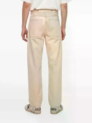 You Must Create Bez Contrast-stitch Straight-leg Jeans