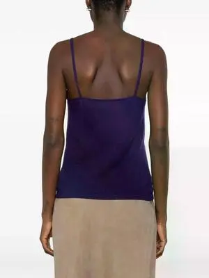 Eric Bompard Strappy V-neck Tank Top