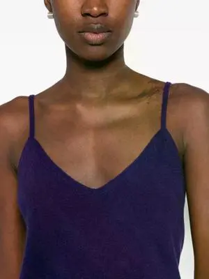 Eric Bompard Strappy V-neck Tank Top