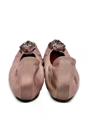 LANVIN Embellished Ballet Flats