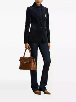Ralph Lauren Bullion-patch Corduroy Blazer - Blue