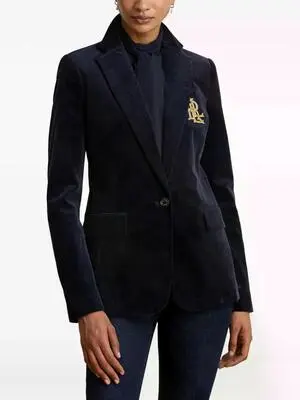 Ralph Lauren Bullion-patch Corduroy Blazer - Blue