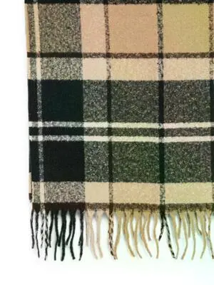 Barbour Deanna Tartan Fringed Scarf - Neutrals