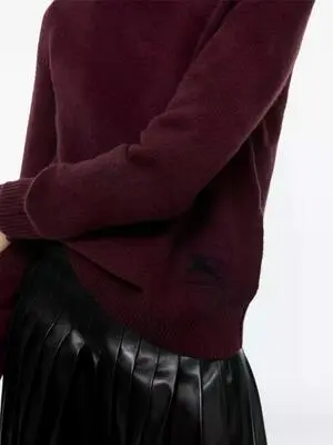 Burberry Cashmere Sweater With Knight Motif