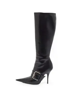 Balenciaga Knife Belted Knee-high Boots