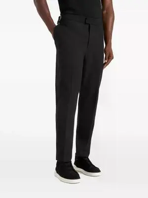 Manière De Voir Hubert Slim-fit Tailored Trousers - Black