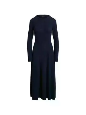 Long Sleeve Crewneck Day Dresses