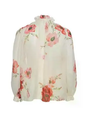 Zimmermann Lightburst Floral-print Blouse