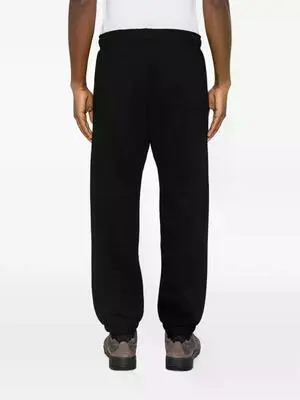 Carhartt Work In Progress Chase Logo-embroidered Elasticated Track Pants - Black