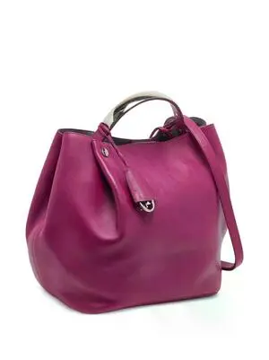 Dior 2014 Diorific Leather Tote Bag - Purple