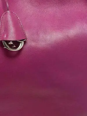 Dior 2014 Diorific Leather Tote Bag - Purple