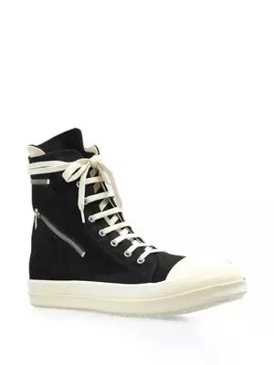 Rick Owens Zip-embellishment High-top Sneakers