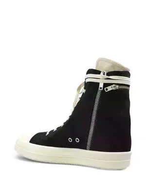 Rick Owens Zip-embellishment High-top Sneakers
