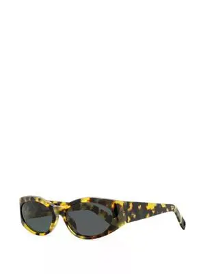 Jacquemus Oval Sunglasses - Brown