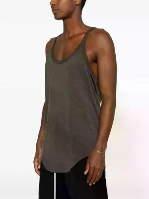Rick Owens Scoop-neck Racerback Tank Top - Brown