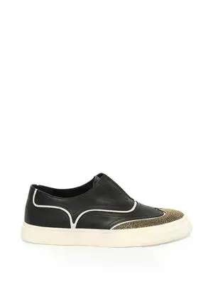 GIUSEPPE ZANOTTI Crystal Embellished Sneakers - Black