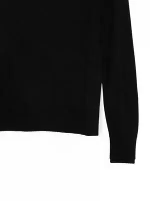 Seventy High-neck Wool Sweater - Black