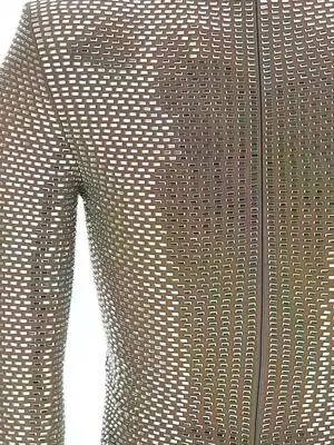 SELF-PORTRAIT Rhinestone Embellished Wrap Top - Silver