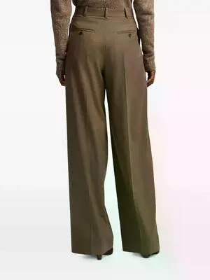Ralph Lauren Clarice Pleated Wool Trousers