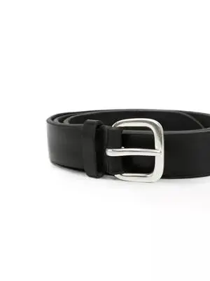 Orciani Buckle-fastening Leather Belt - Black