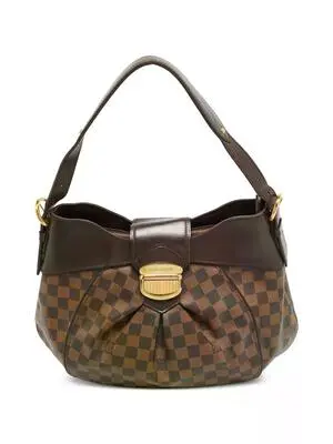 LOUIS VUITTON Sistina Shoulder Bag In Damier Ebene Canvas