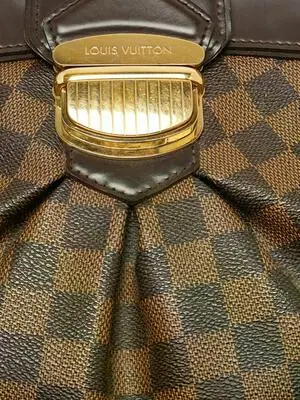 LOUIS VUITTON Sistina Shoulder Bag In Damier Ebene Canvas