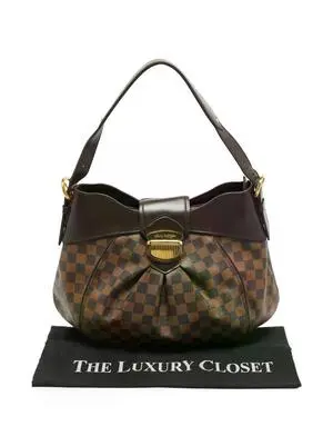 LOUIS VUITTON Sistina Shoulder Bag In Damier Ebene Canvas