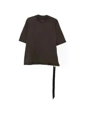 Rick Owens Exposed-seam T-shirt - Brown
