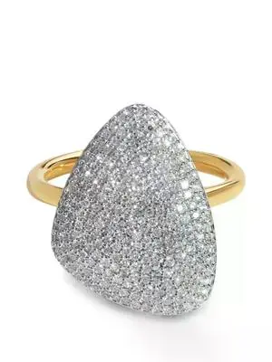 Monica Vinader Nura Pavé Diamond Ring