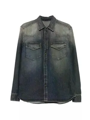 NINE:INTHE:MORNING Faded Western Shirt - Blue