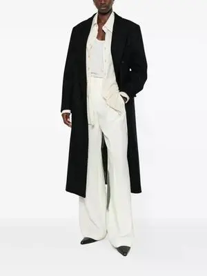 Barena Venezia Double-breasted Peak-lapels Coat - Black