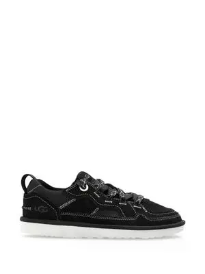 UGG Minimel Suede And Recycled Fiber Low-top Sneakers - Black