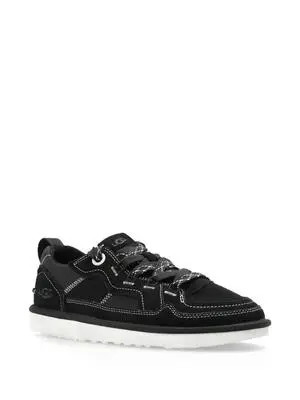 UGG Minimel Suede And Recycled Fiber Low-top Sneakers - Black
