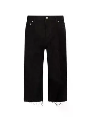 Rick Owens Raw-cut Cropped Trousers