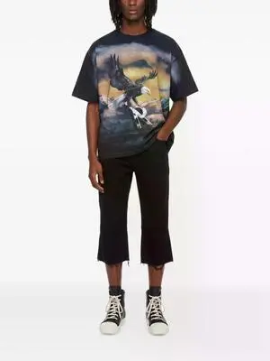 Rick Owens Raw-cut Cropped Trousers
