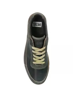 DIESEL® S-d-coffee Panelled Leather Sneakers