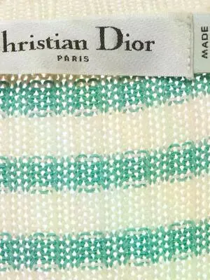 Dior Riviera Striped Cotton Sweater